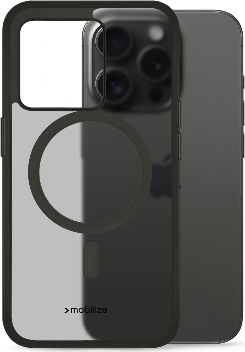 Mobilize Hybrid Coque iPhone 15 Pro MagSafe Coque arrière Rigide Anti ...