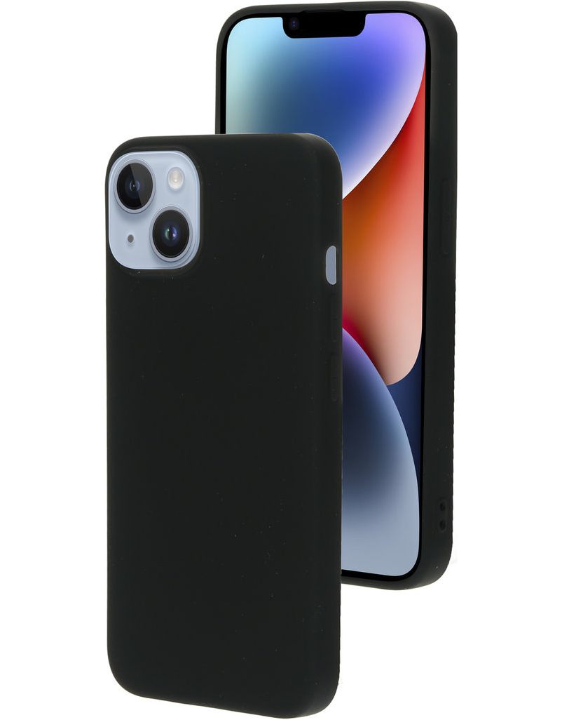 Mobiparts Coque iPhone 14 Coque arrière en Silicone - Noir 4-123196 ...