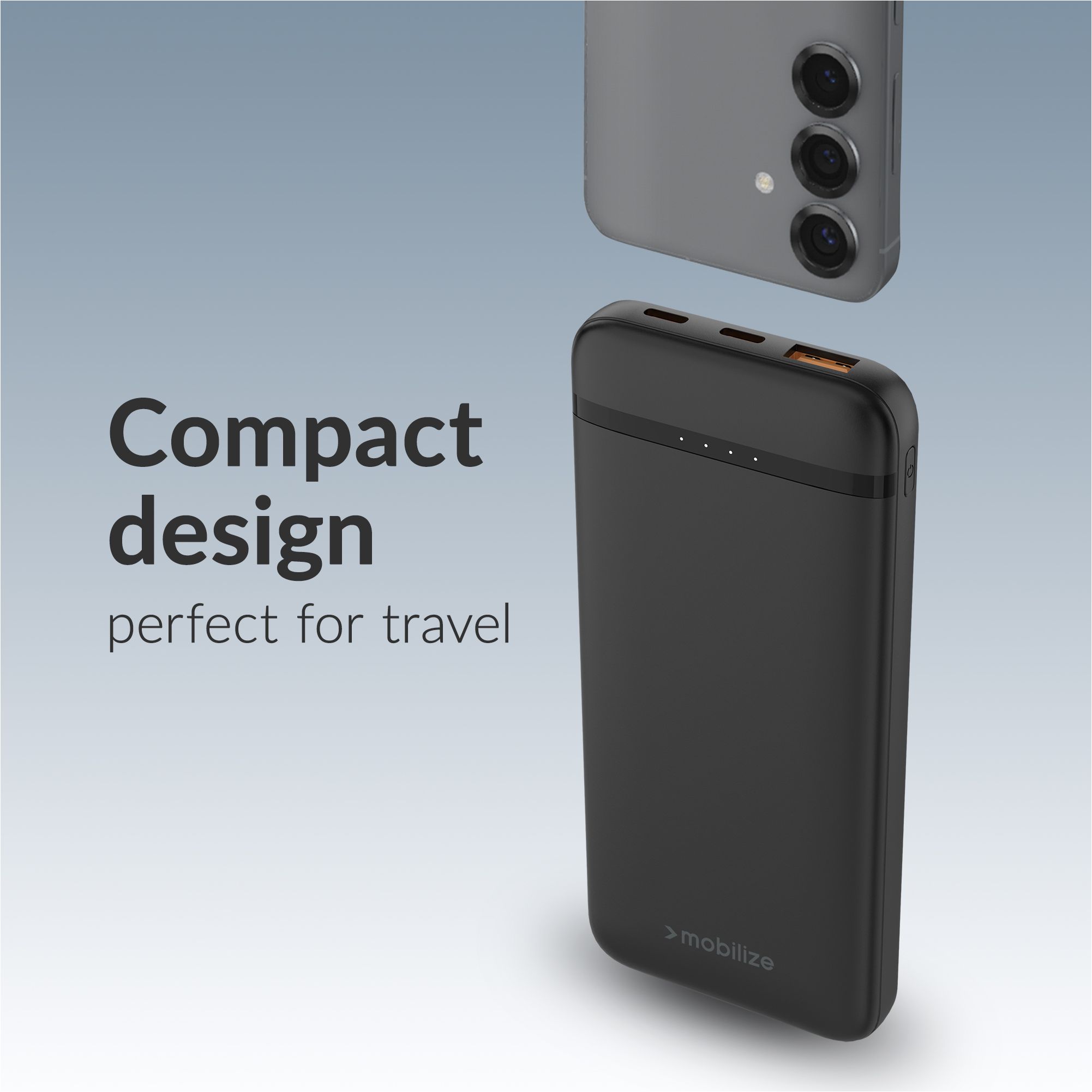 Mobilize - Batterie externe Triple USB / USB-C 10.000 mAh Power Delivery 20W - Noir 3-58287 ...