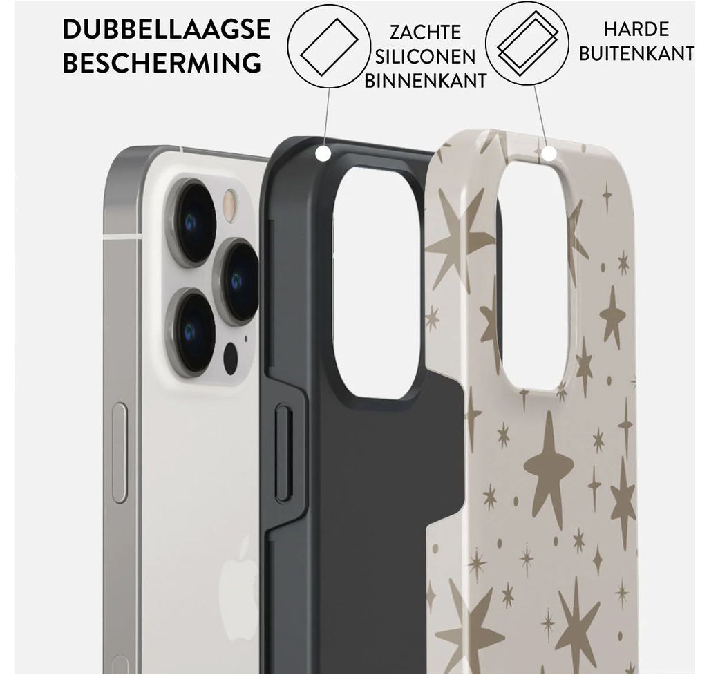 Burga Tough Coque iPhone 15 Pro Max Coque arrière Rigide Anti-Chocs ...