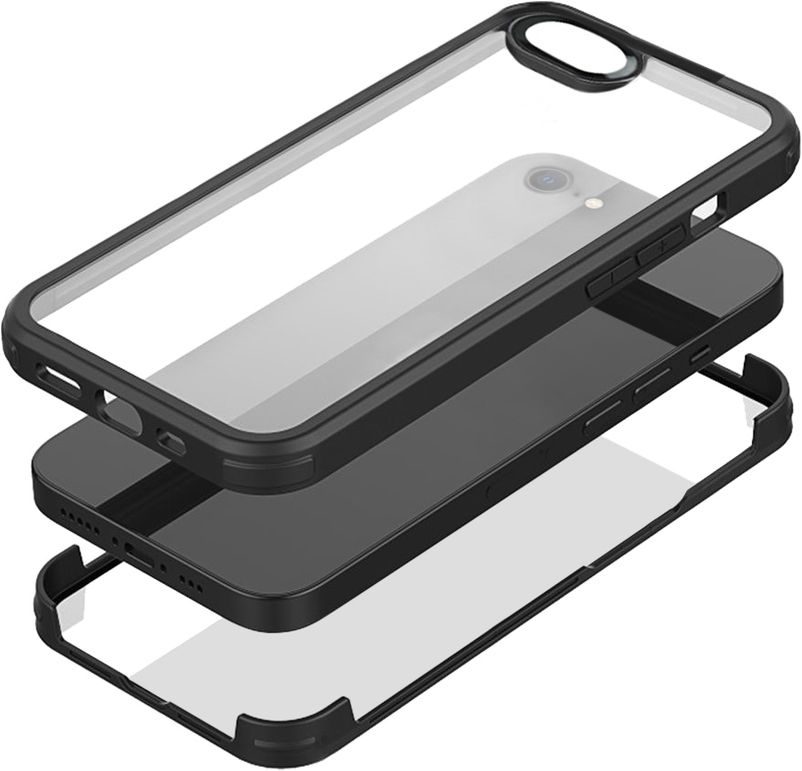 Mobilize 360 Protection Coque iPhone SE (2020) Coque arrière Rigide ...
