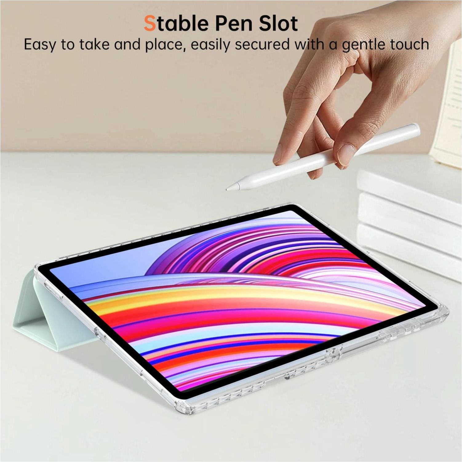 Mobigear Origami Coque Samsung Galaxy Tab S11 Ultra - Vert 11-8989198 ...