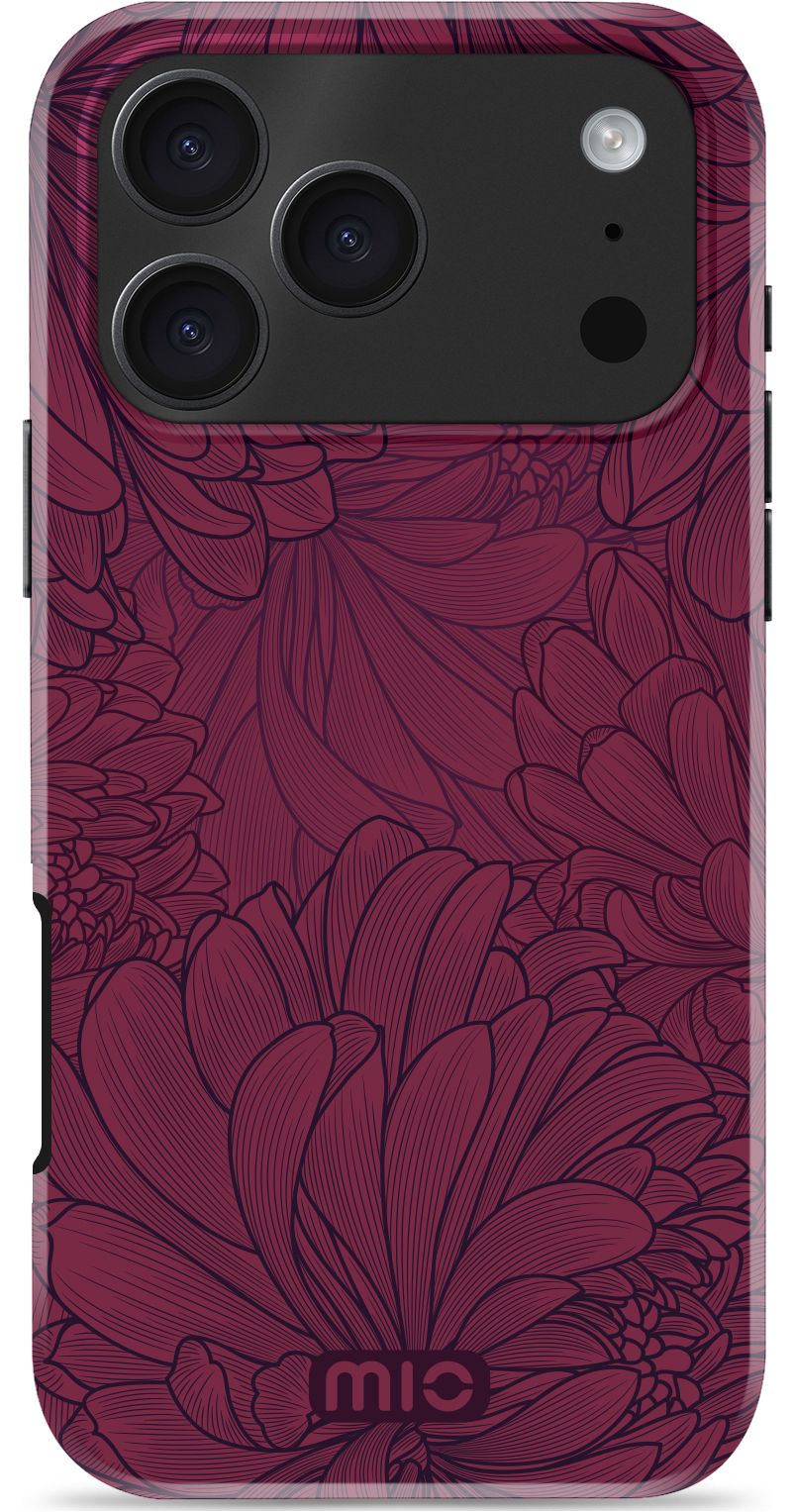 MIO Coque iPhone 17 Pro Max MagSafe Coque arrière Rigide - Berry Blooms ...